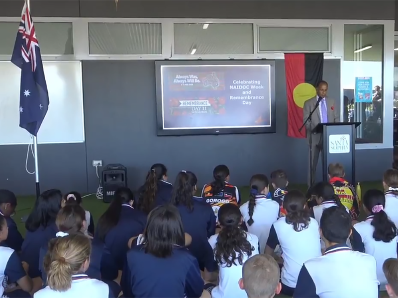 Celebrating NAIDOC Week and Remembrance Day | Santa Sophia